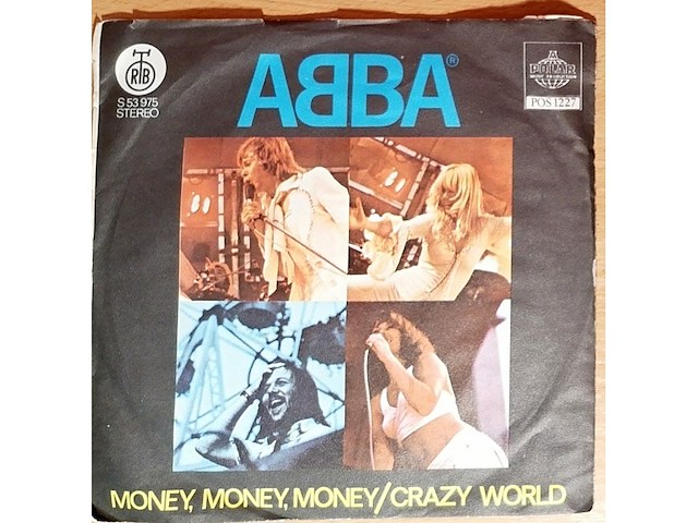 SP ABBA - Money, Money, Money (1977) 1. press, VG+