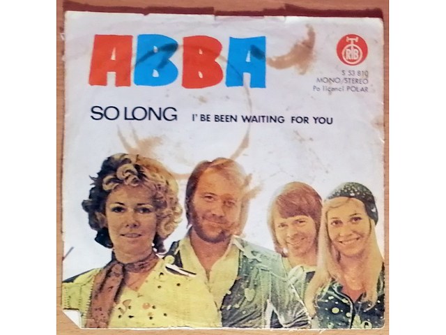 SP ABBA - So Long (1974) 1. pressing, VG-/G+