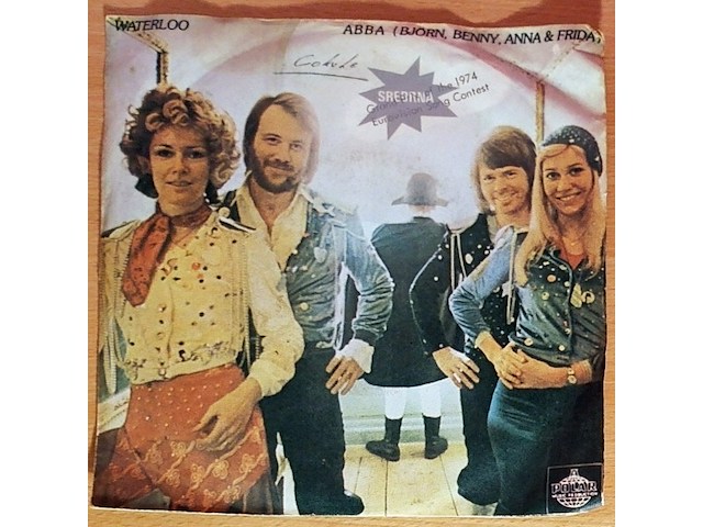 SP ABBA - Waterloo (1974) srebrna, VG+/VG, veoma dobra