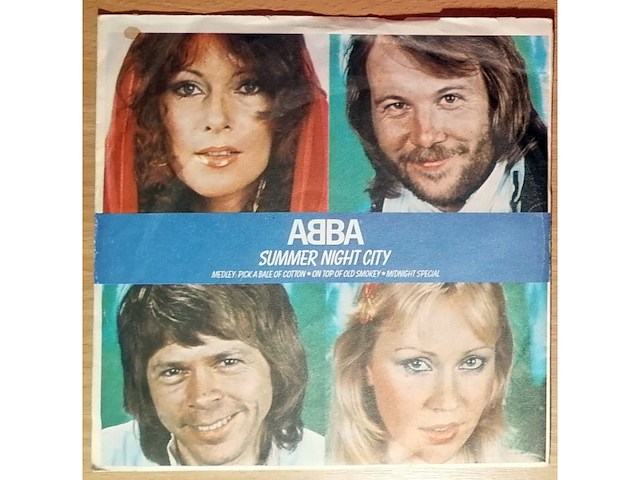 SP ABBA - Summer Night City (1978) 1. press, ODLIČNA