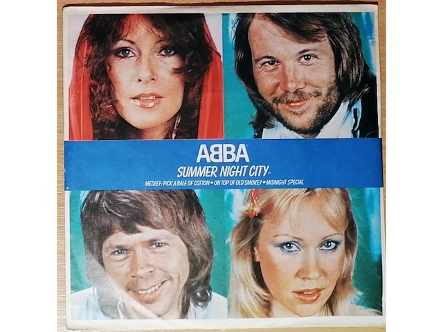 SP ABBA - Summer Night City (1978) 2. press, ODLIČNA