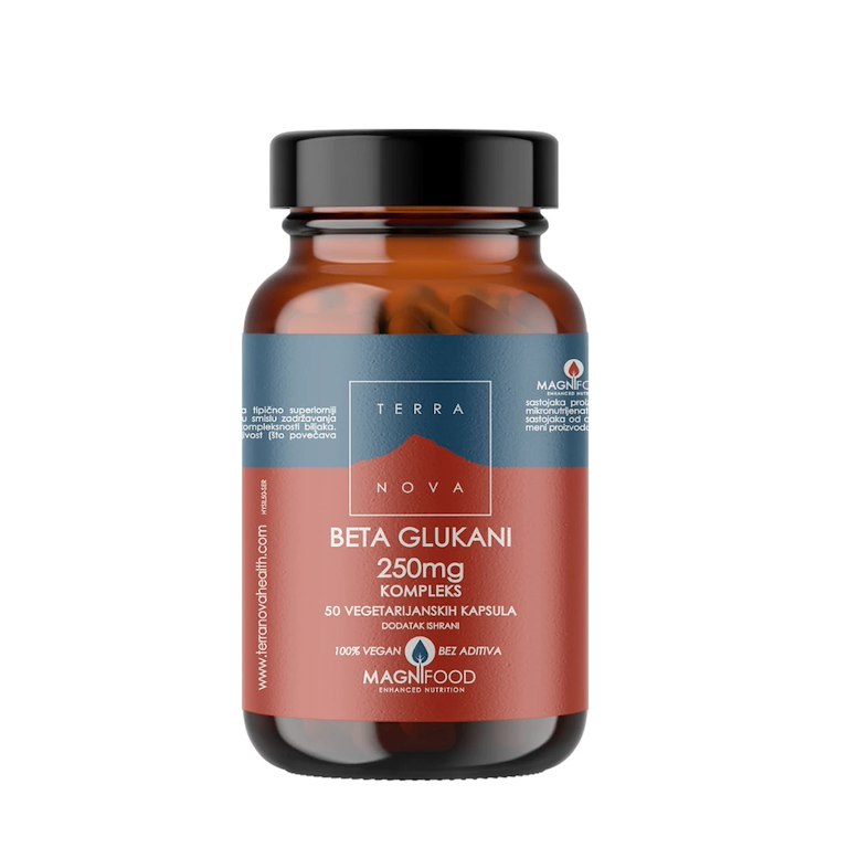 TerraNova BETA GLUKANI 250 mg 50 Kapsula