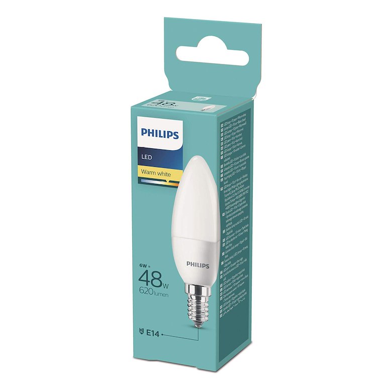 Philips sijalica led 48w b35 e14 ww fr nd 1pf/12 Philips