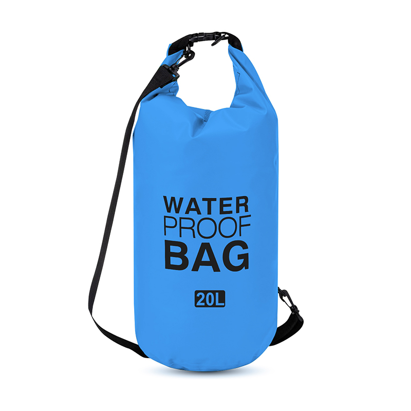 Vodootporna torba Dry Bag 20L svetlo plava