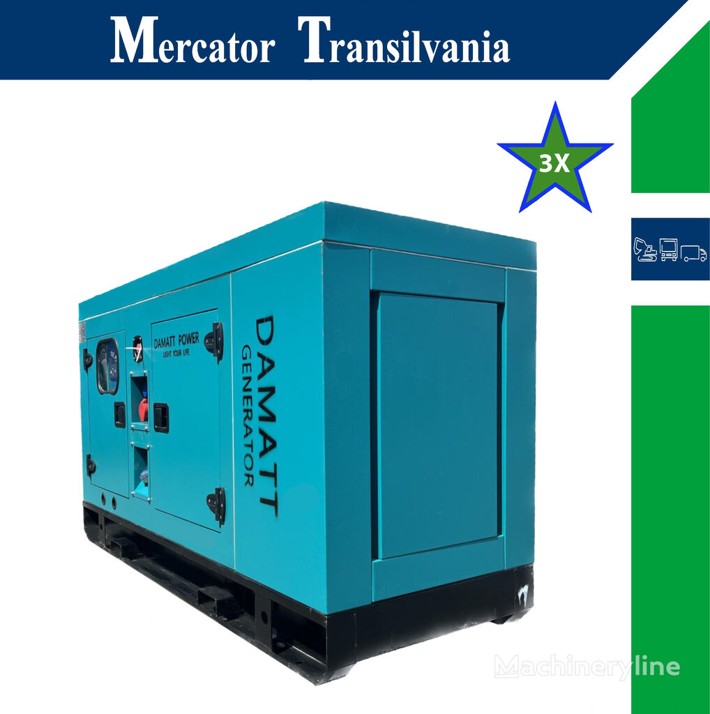 Novi Damatt CA-30, 37.5 kVA / 30 KW, 3 buc diesel generator