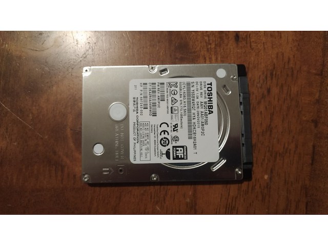 Hard disk SLIM Toshiba 500GB , SATA III 100% helta BR4