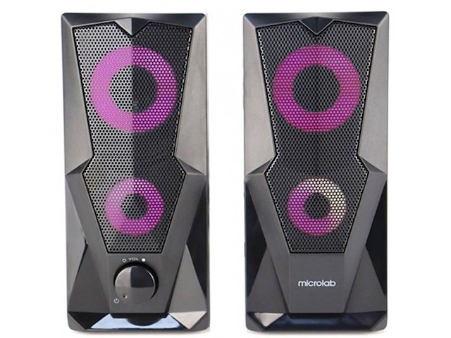 Microlab B27 Stereo zvucnici black, 10W RMS (2 x 5W), USB power, 3,5mm RGB