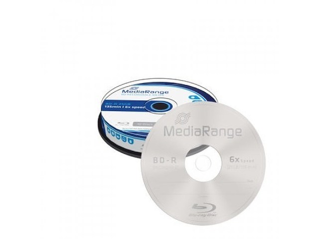 MediaRange Blu-Ray diskovi 25GB - 10 PRAZNIH DISKOVA