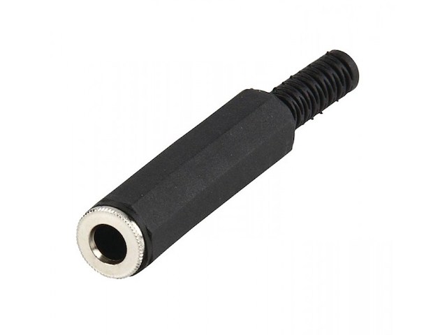 Klink konektor 6.3mm ST F za kabl plastični