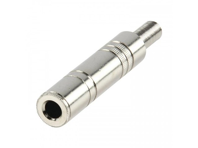 Klink konektor 6.3mm MO F za kabl metalni