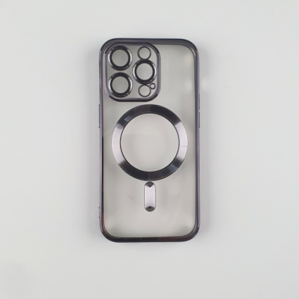 Silikonska futrola Magsafe Iphone 14 pro max black