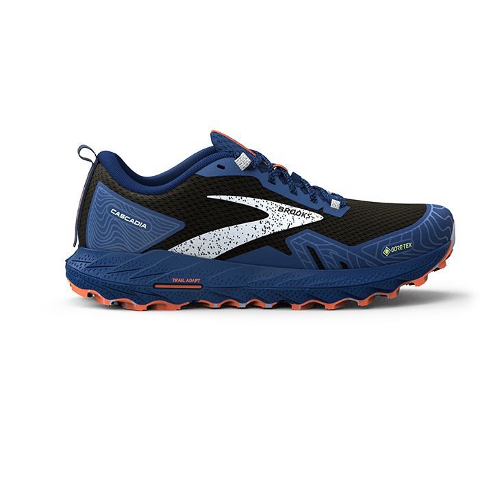 Brooks CASCADIA 17 GTX, muške patike za trail trčanje, plava