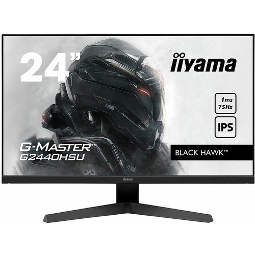 Monitor 23.8 Iiyama G2440HSU-B1 1920x1080/Full HD/IPS/1ms/75Hz/HDMI/USB x2/DP/Zvučnici