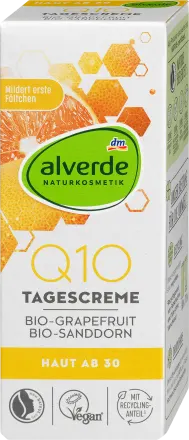 alverde NATURKOSMETIK
Q10 dnevna krema za lice, 50 ml