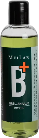 MEILAB
B+ masažno anticelulit ulje: bršljan + biljni ekstrakti i etarska ulja, 200 ml