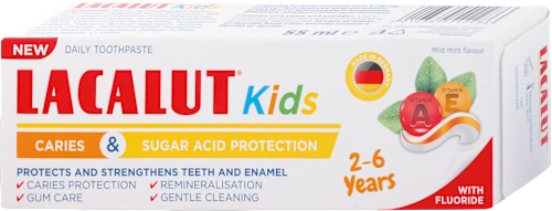 LACALUT
Kids dečja pasta za zube, 2. – 6. godine, 55 ml
