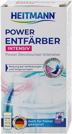 HEITMANN
INTENSIV sredstvo za dekoloraciju veša, 250 g