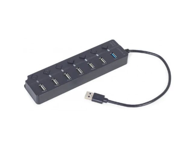 Gembird UHB-U3P1U2P6P-01 USB hub 7-portni