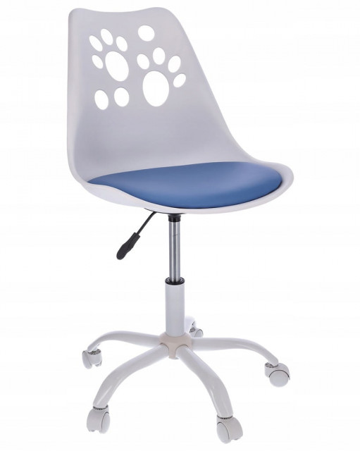 Dečja stolica JOY sa mekim sedištem - Belo/Plava ( CM-976863 )