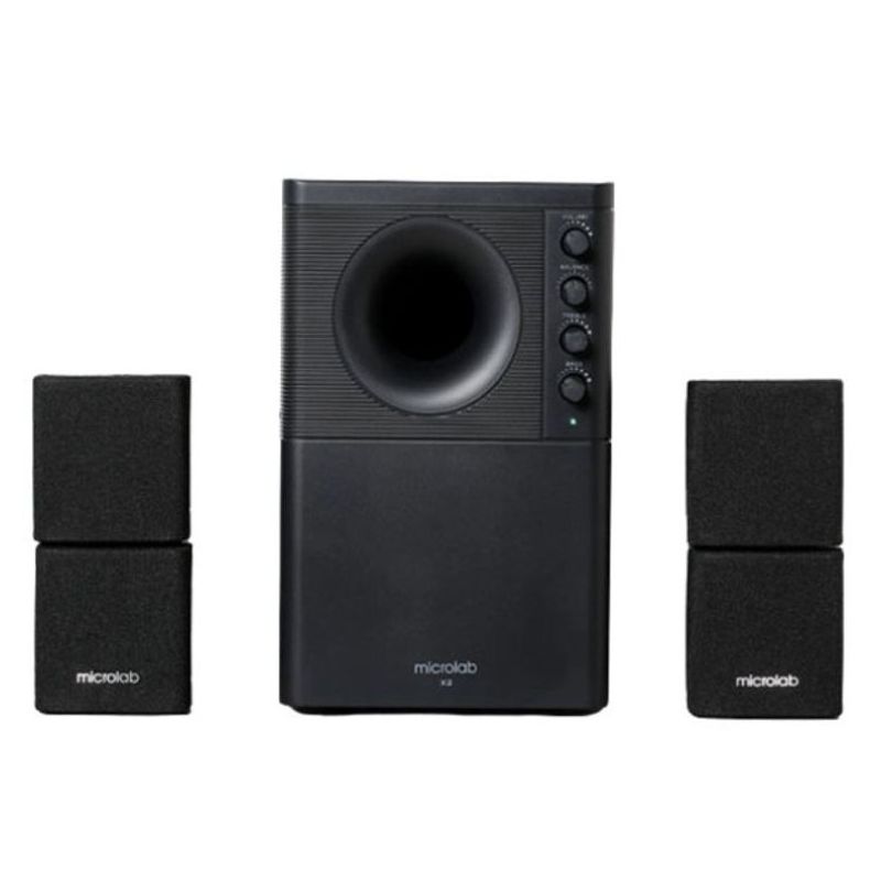 Microlab X2BT Aktivni drveni zvucnici 2.1 sistem 46W RMS (20W+2*13W) 3,5mm, BLuetooth