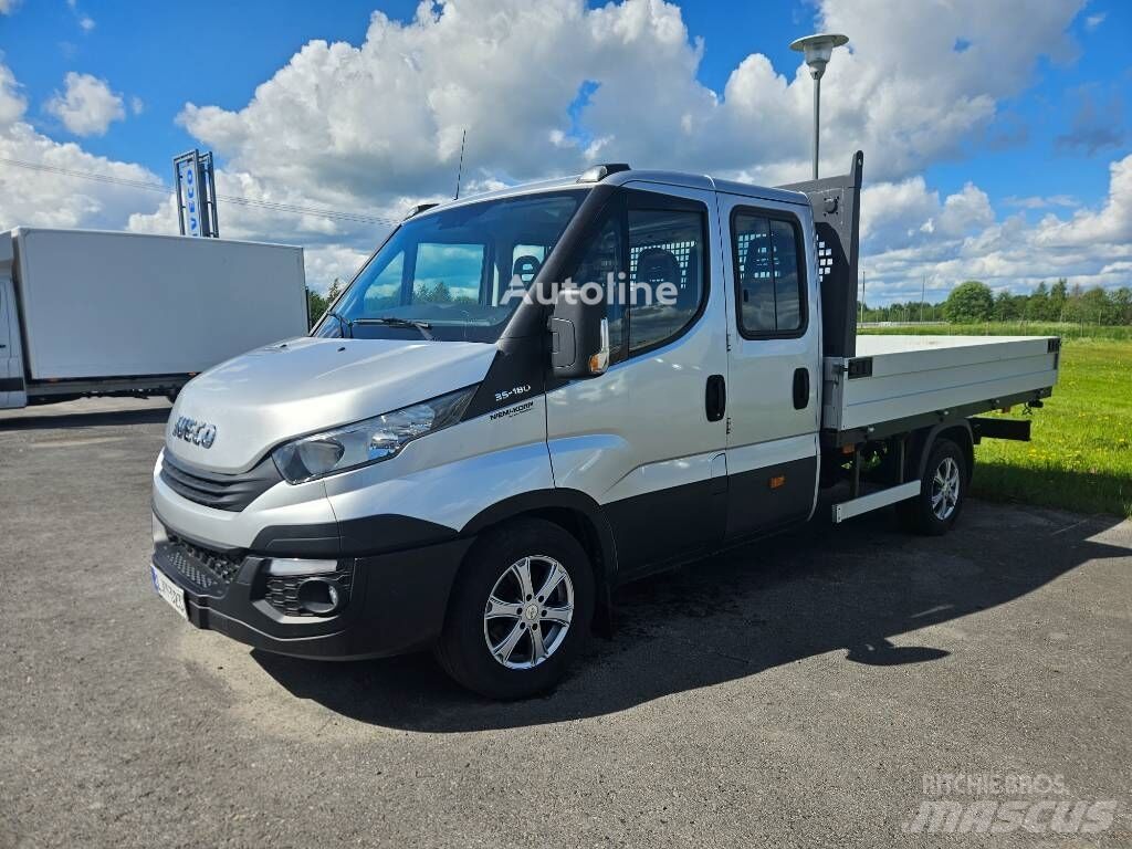 IVECO Daily 35S18, 7hlö kevyt ka kamion s ravnom platformom