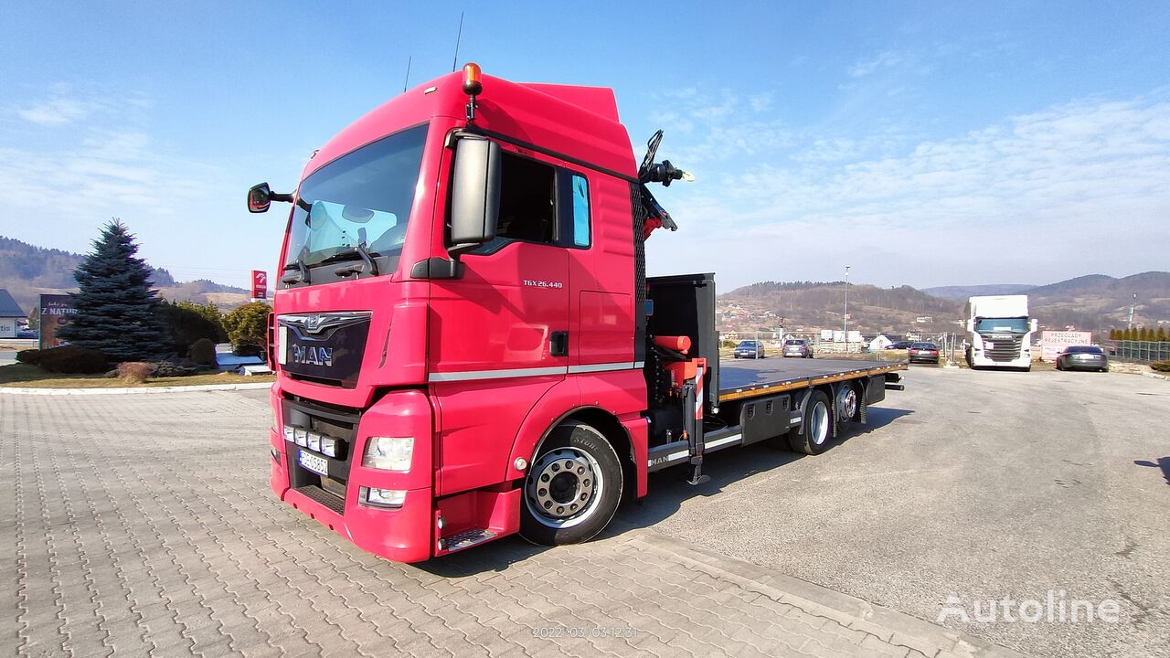 MAN TGX 26.440 kamion platforma