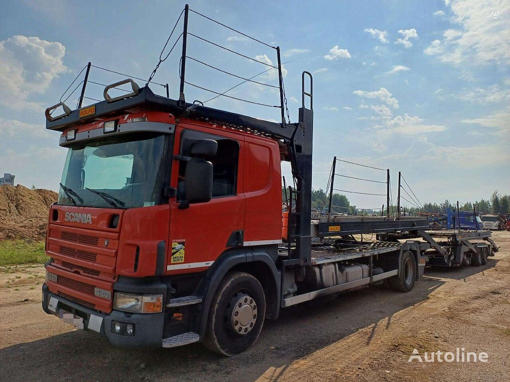 Scania P420 + ROLFO autotransporter + prikolica autotransportera