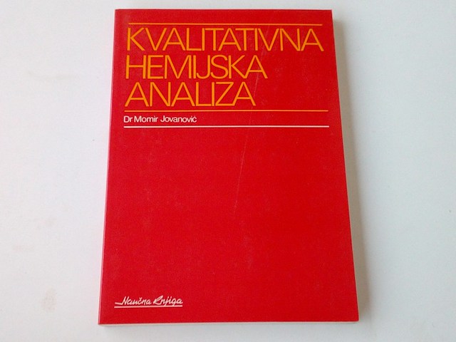 he - KVALITATIVNA HEMIJSKA ANALIZA - M. Jovanovic
