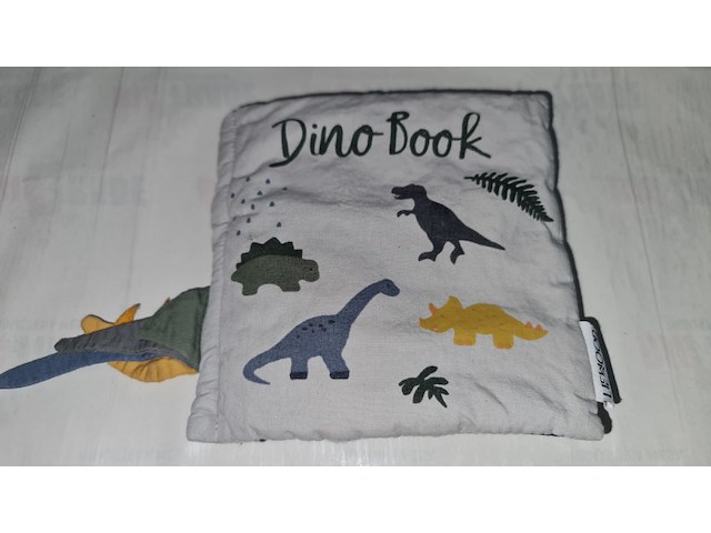 Plišana igračka-knjiga Dino book