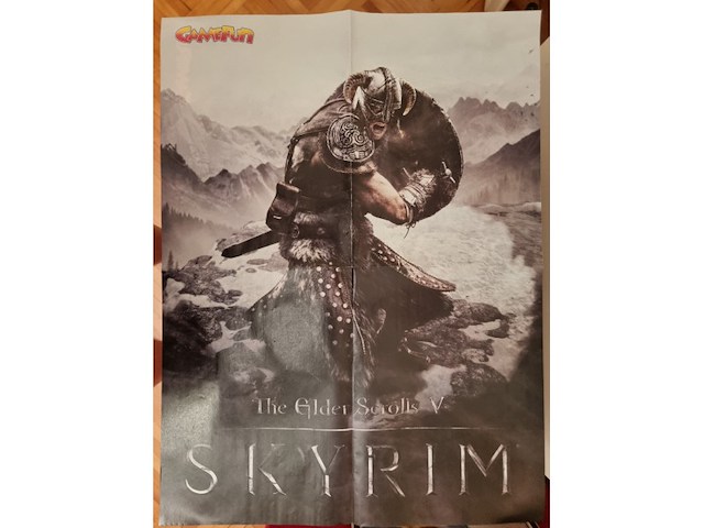 Poster The Elder Scroll Skyrim - (MD)