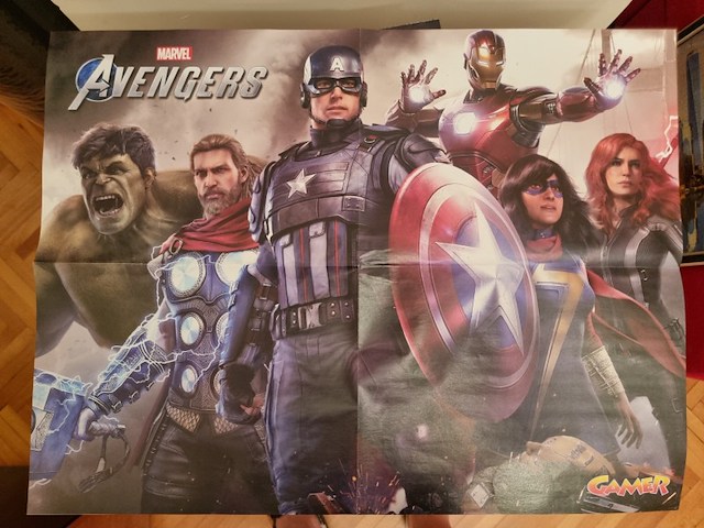 Poster Marvel Avengers - (MD)