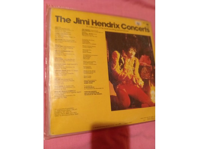 jimi hendrix concerts  2lp