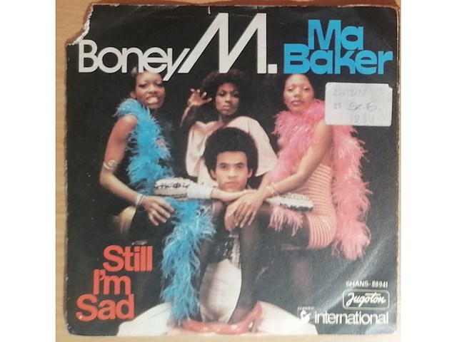 SP BONEY M - Ma Baker / Still I`m Sad (1977) VG/VG-