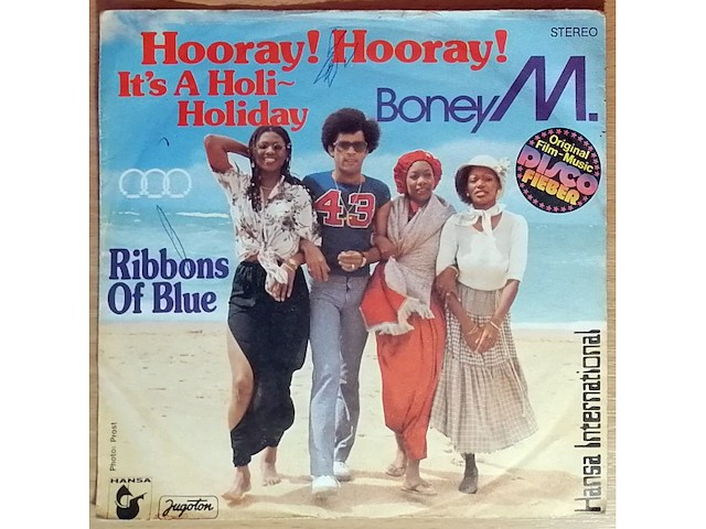 SP BONEY M - Hooray! It`s A Holi-Holiday (1979) YU, VG+