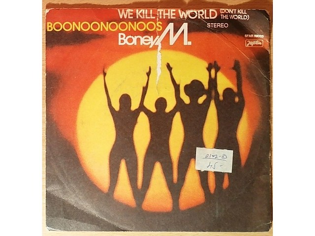 SP BONEY M - We Kill The World (1981) VG-