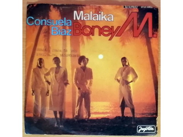 SP BONEY M - Malaika (1981) VG-/VG+, vrlo dobra