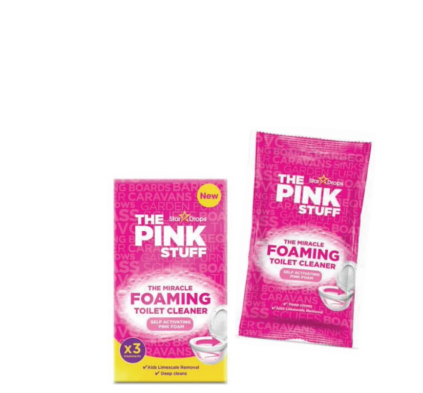 THE PINK STUFF THE MIRACLE SREDSTVO ZA ČIŠĆENJE TOALETA 3 X 100G-VEGANSKI PROIZVOD