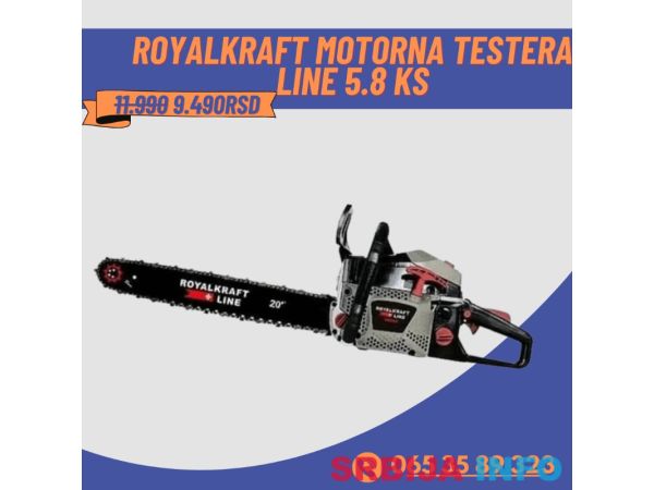 ROYALKRAFT Motorna testera LINE 5.8 KS