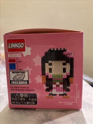 Mini figurica od kockica Demon Slayer Nezuko Kamad