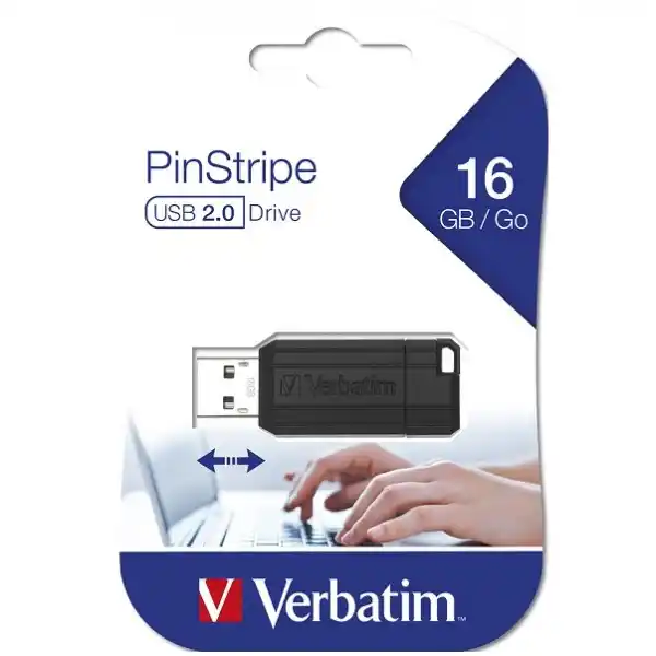 USB Flash 16GB Pinstripe UFV49063 2.0