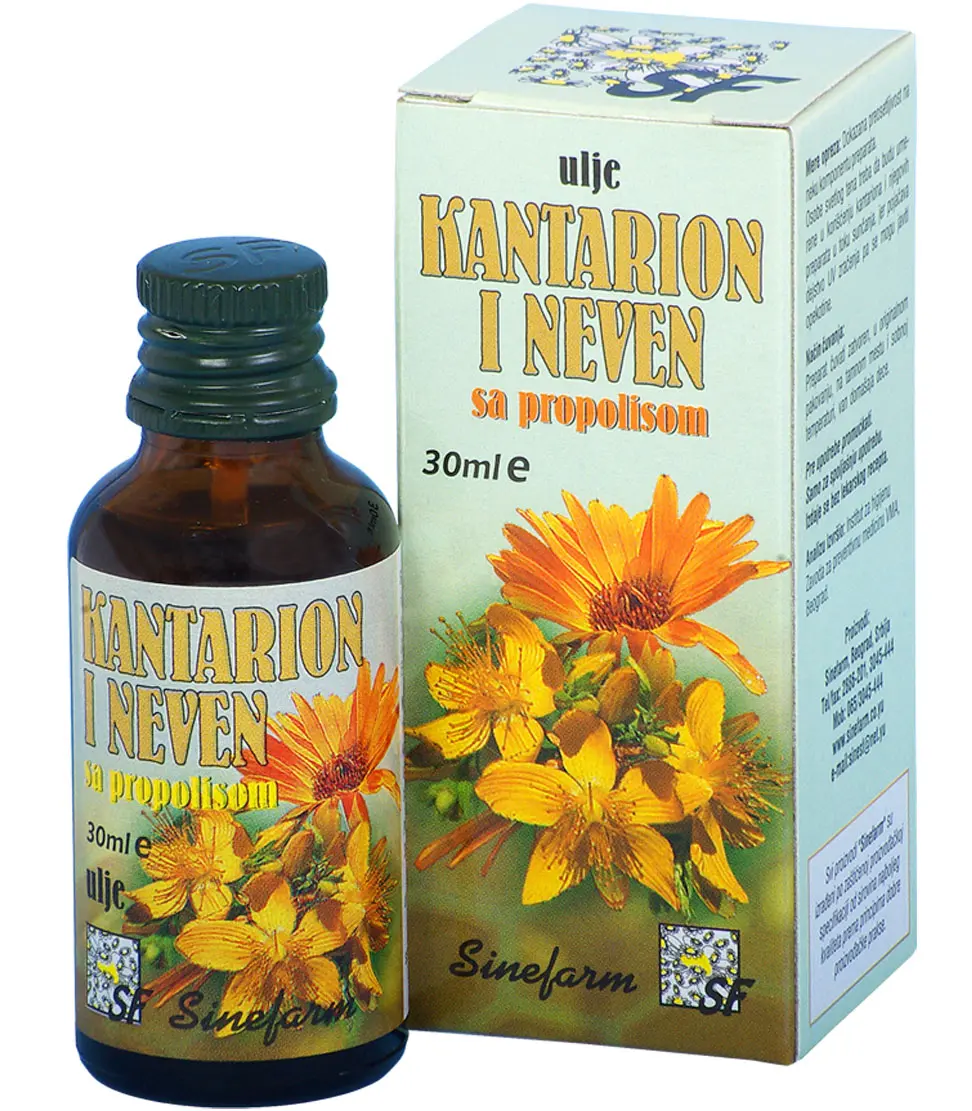 SINEFARM Ulje od kantariona i nevena sa propolisom 30ml