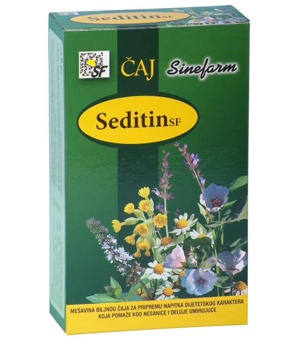 SINEFARM Čaj protiv nesanice Seditin 70 g
