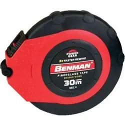 BENMAN Metar fiberglasa 30mx15mm