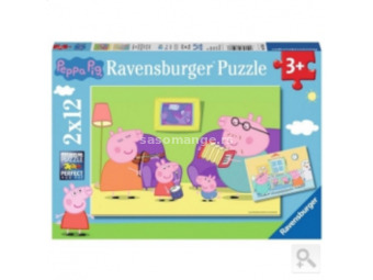 Ravensburger puzzle (slagalice) - Pepa prase u kuci RA07596