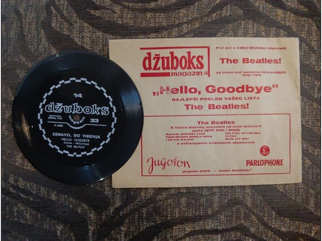 The Beatles - Hello, goodbye, džuboks flexi, br. 14