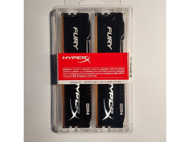 Kingston HyperX Fury 8GB Memory Kit (2x4GB)