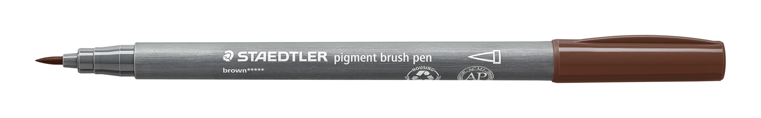 Pigment brush pen