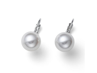 Ženske oliver weber good pearl mindjuše sa swarovski perlom ( 23023r )