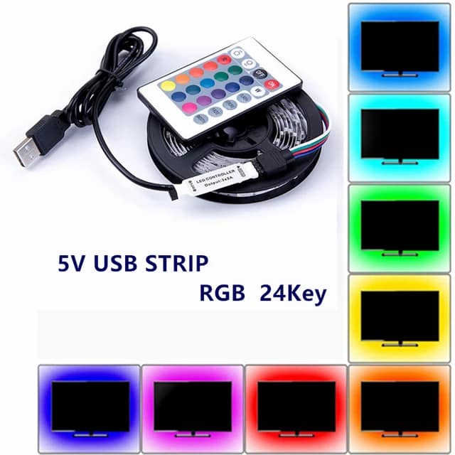 USB LED traka za TV RGB 3m