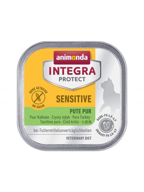 Animonda Integra Protect Cat Sensitive Turkey – 16×100 g